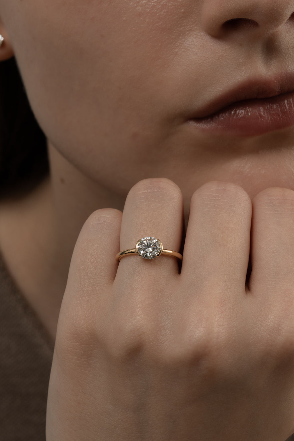 Infinity Clamp Ring [Round] - PRMAL