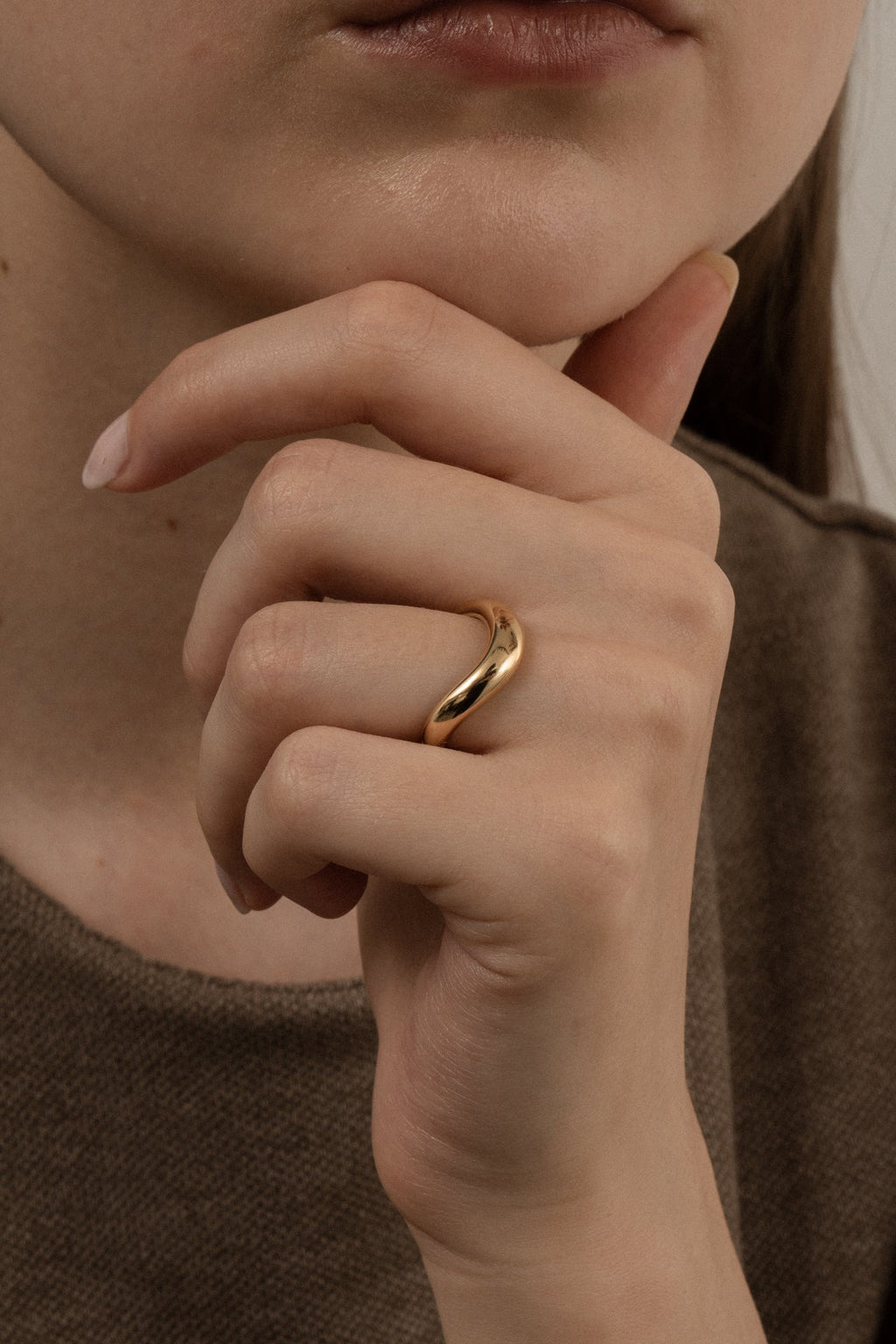 Wave Dome Ring [Bridal Edition] - PRMAL