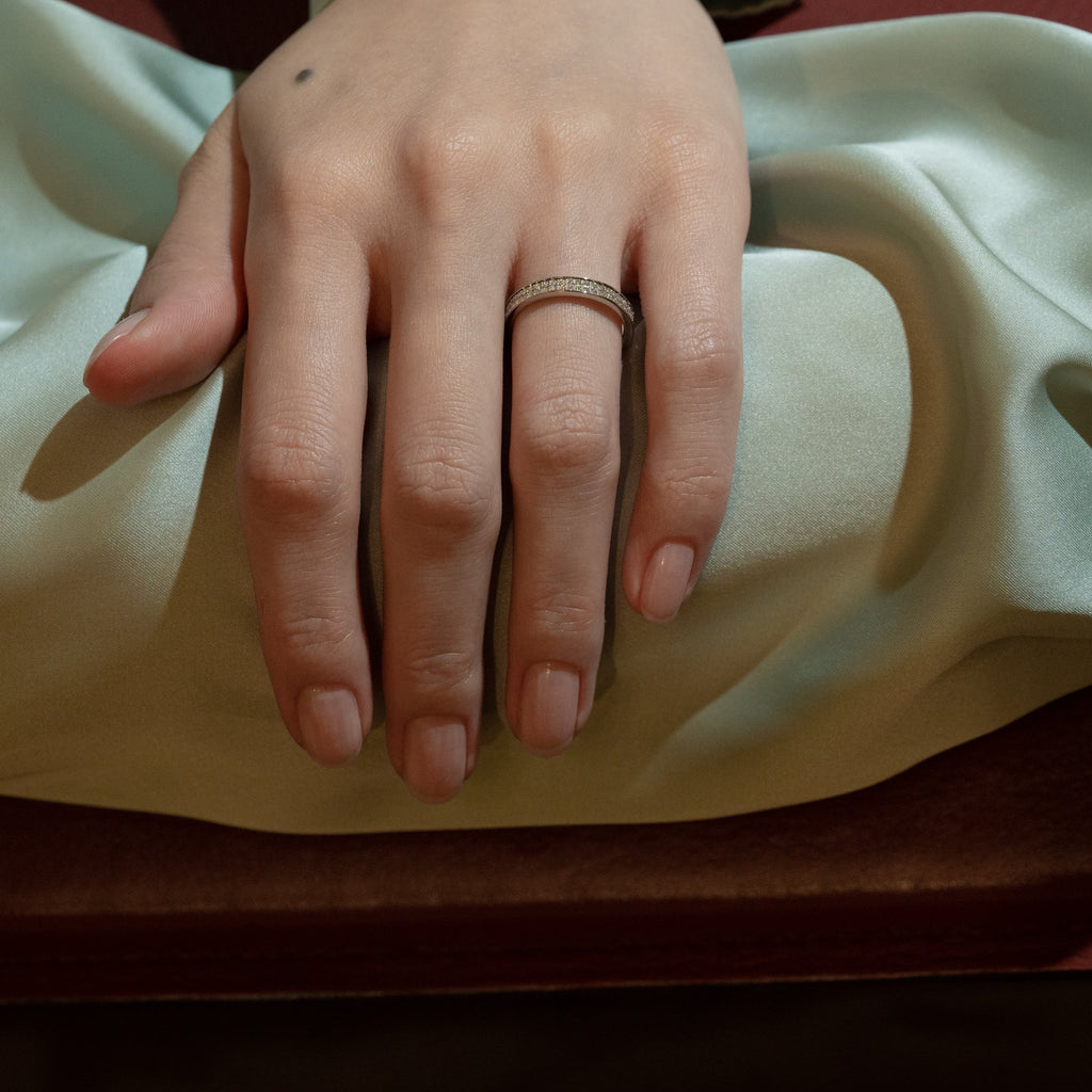 Mulah Bold Pave Flat Ring - PRMAL