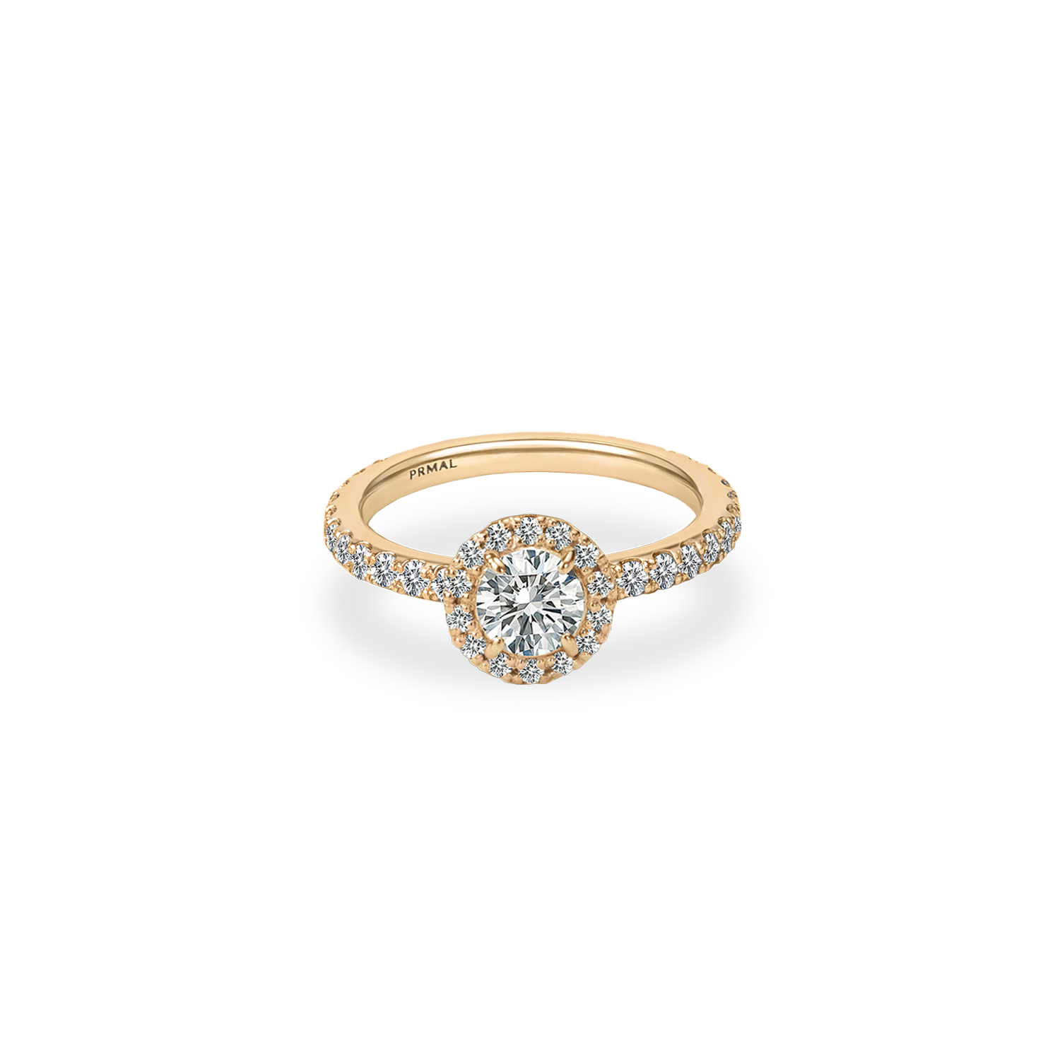 Mira Halo Bold Pave Ring - PRMAL