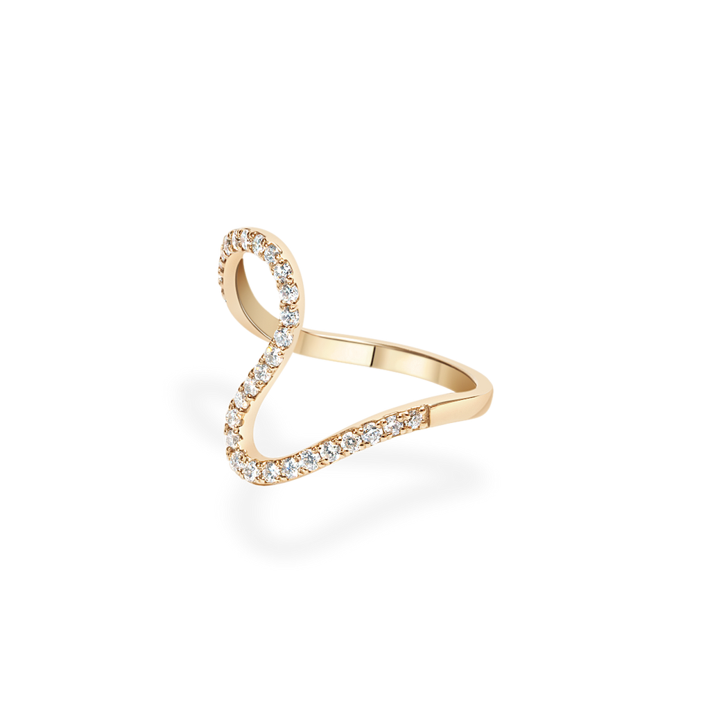 Massive Wave Ring [Bridal Edition] - PRMAL