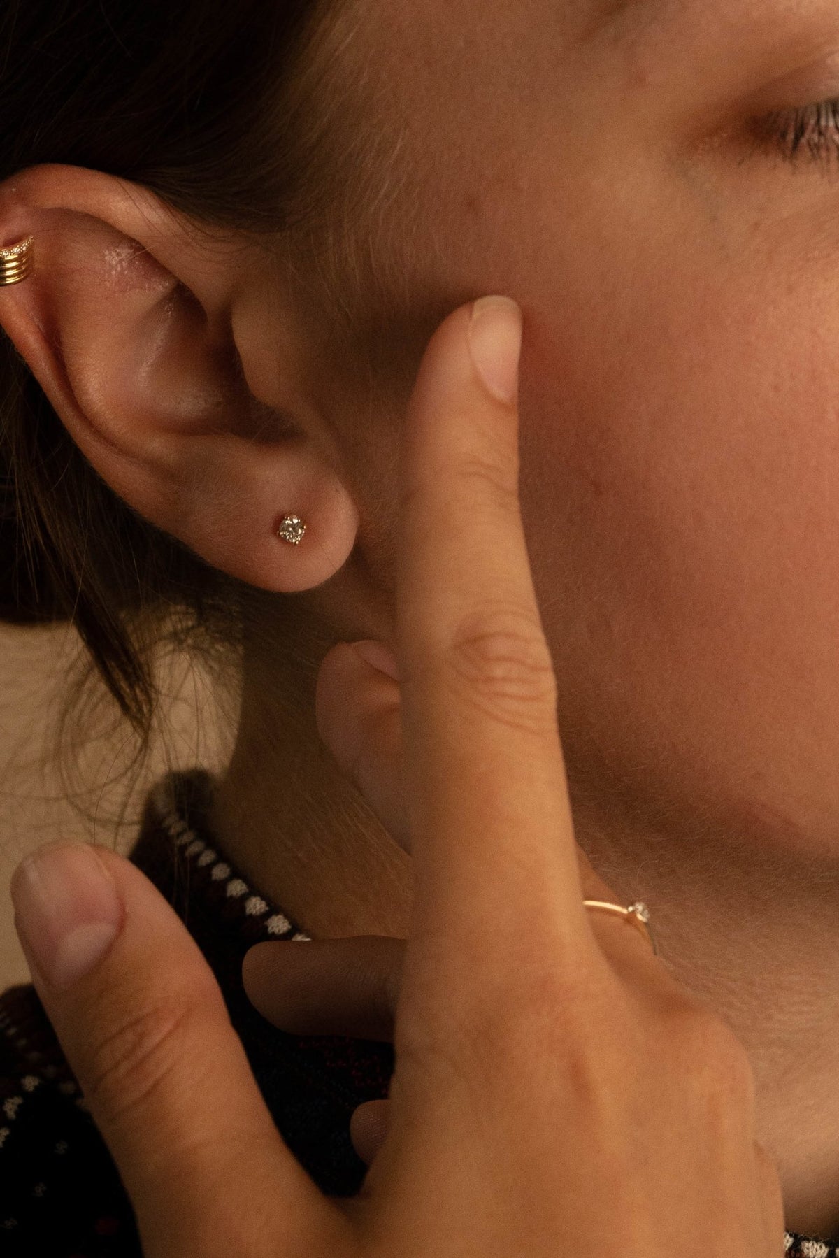 0.1 carat diamond earrings store