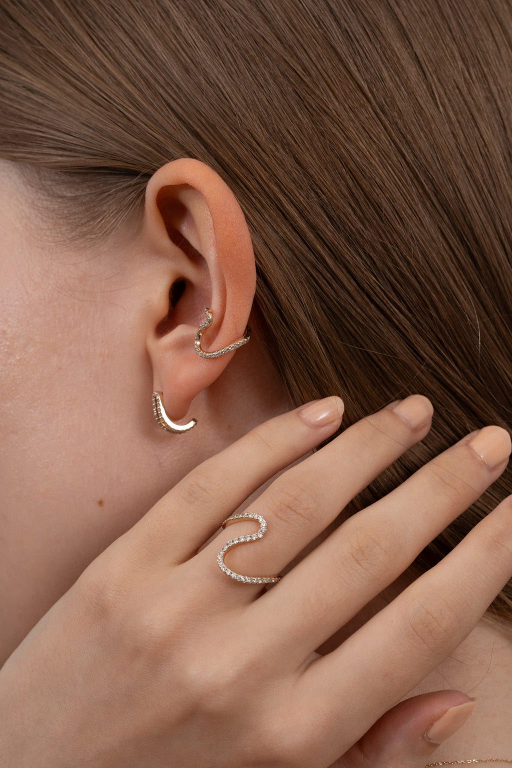 Massive Wave Ring [Bridal Edition] - PRMAL