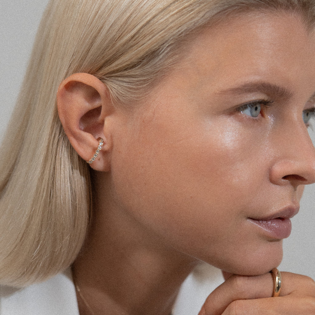 Diamond Bar Ear Cuff | PRMAL